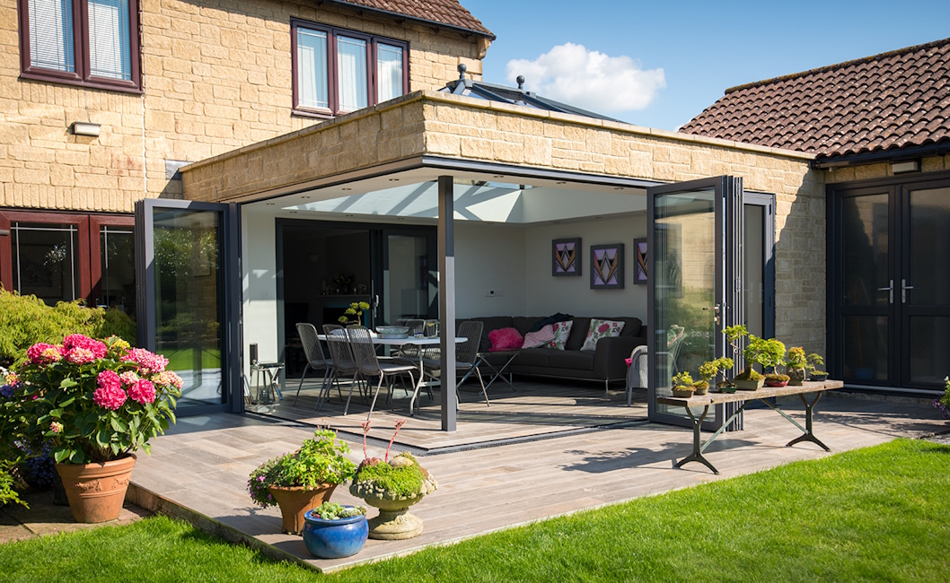 Corner Bifold Doors | Prime Aluminium